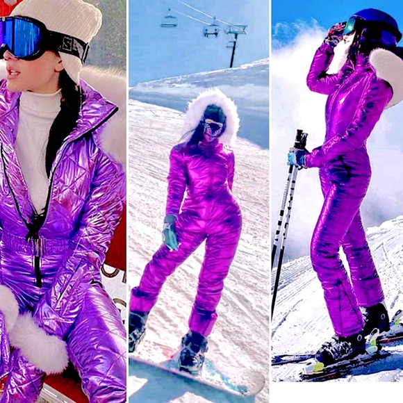 Dolls Kill | Pants & Jumpsuits | Holographic Snow Bunny Retro Belted ...